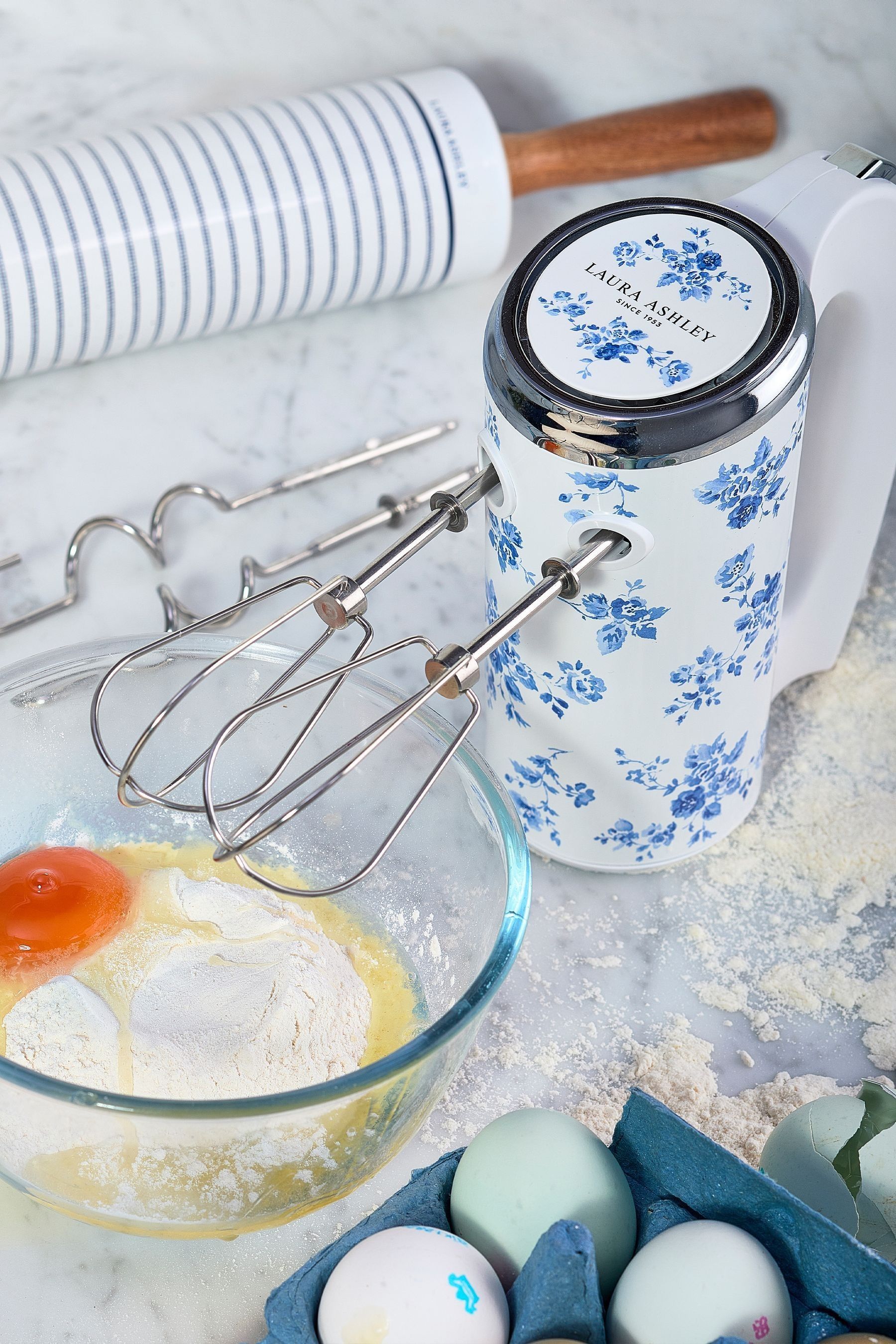 Buy Laura Ashley Blue China Rose Hand Mixer from the Next UK online shop