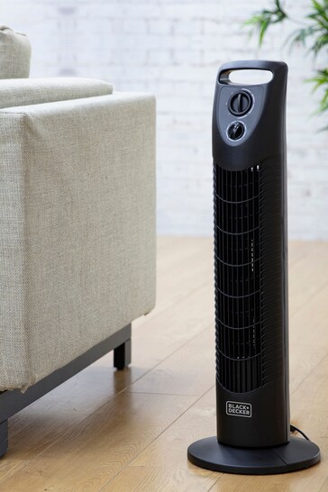 Buy Black & Decker Black Tower Fan from the Next UK online shop