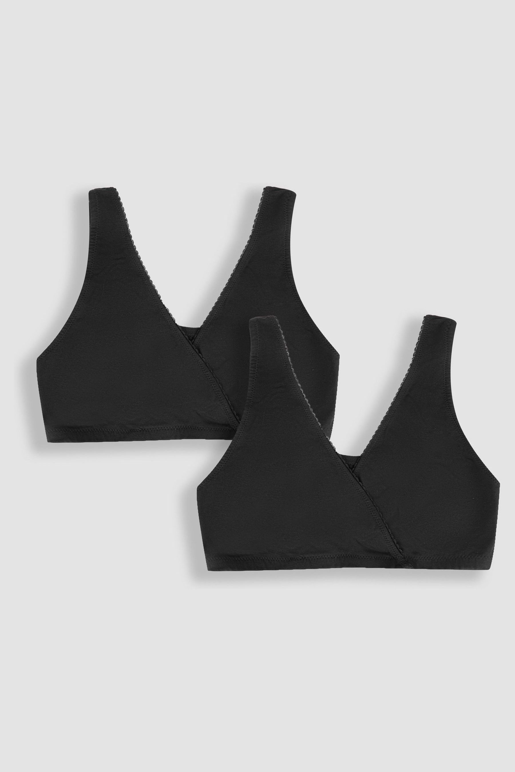 Buy JoJo Maman Bebe Black 2 Pack Maternity Nursing Sleep Bras from the Next UK online shop