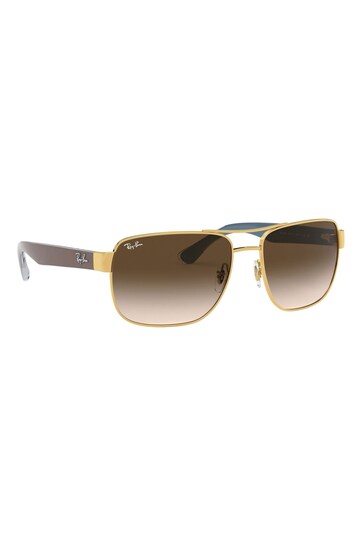 Buy Ray-Ban Gold RB3530 Sunglasses from the Next UK online shop