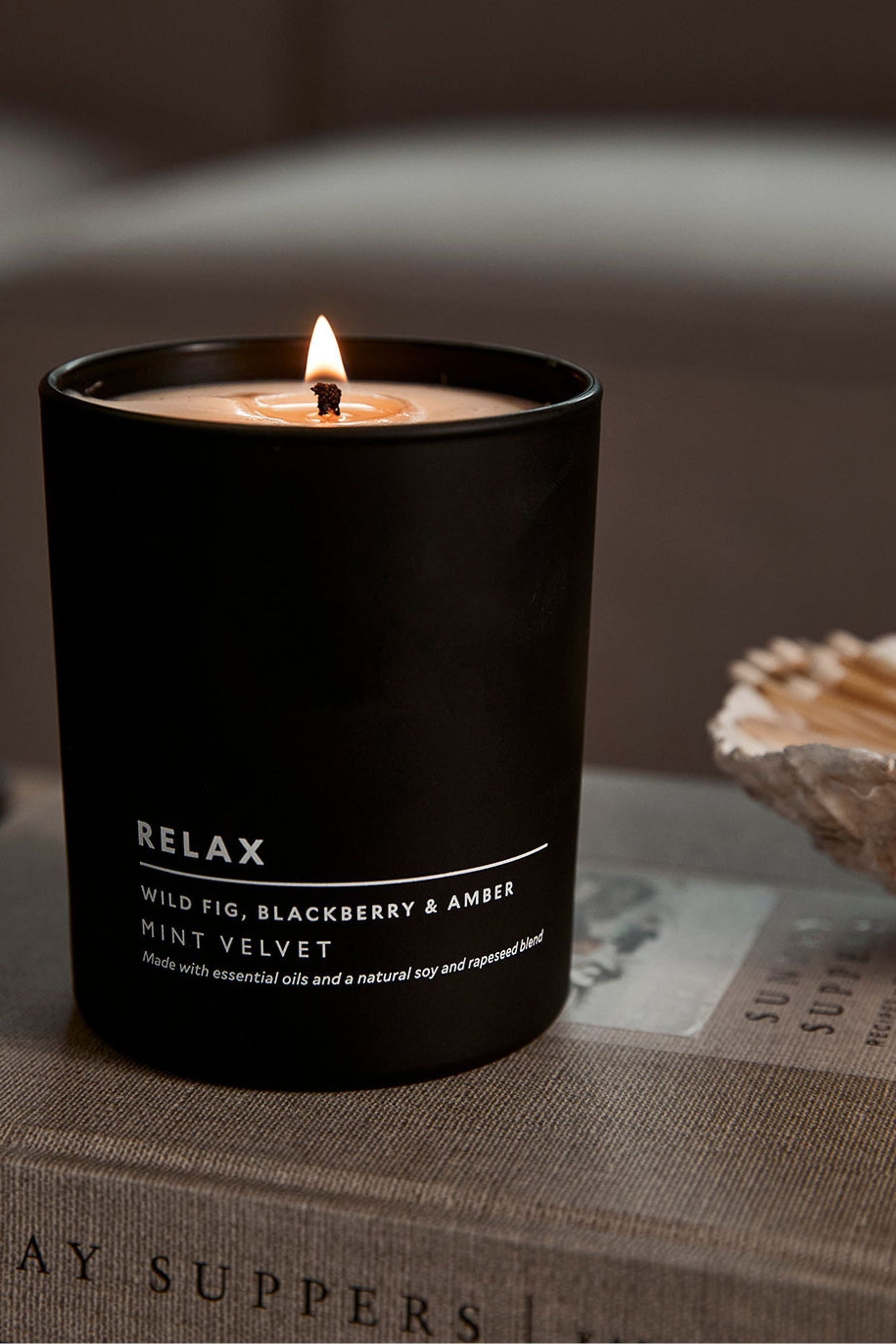 Buy Mint Velvet Cream Relax Wild Fig Candle from the Next UK online shop