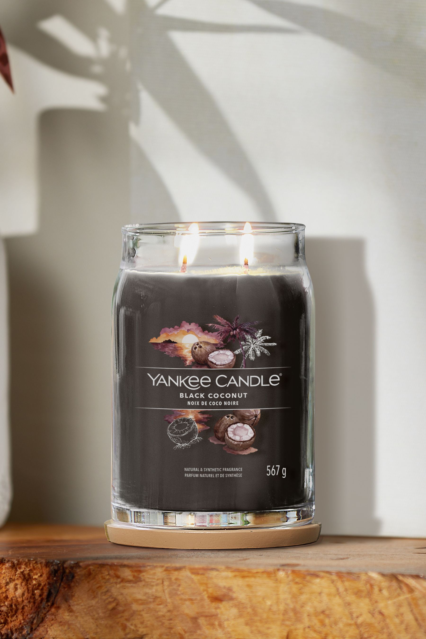 Buy Yankee Candle Signature Large Jar Scented Candle, Black Coconut ...