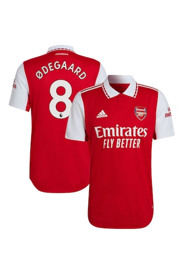 Buy adidas Red Arsenal Home Authentic Shirt 2022-23 from the Next UK ...