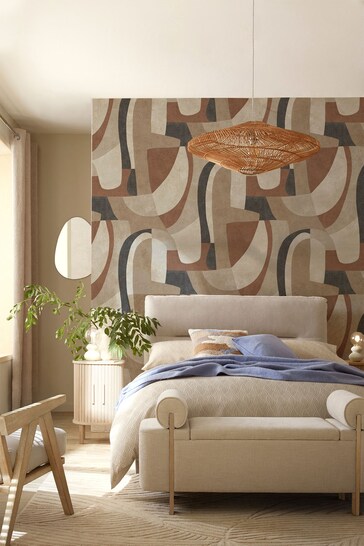 Buy Natural Next Circumflex Geometric Wallpaper Wallpaper from the Next ...