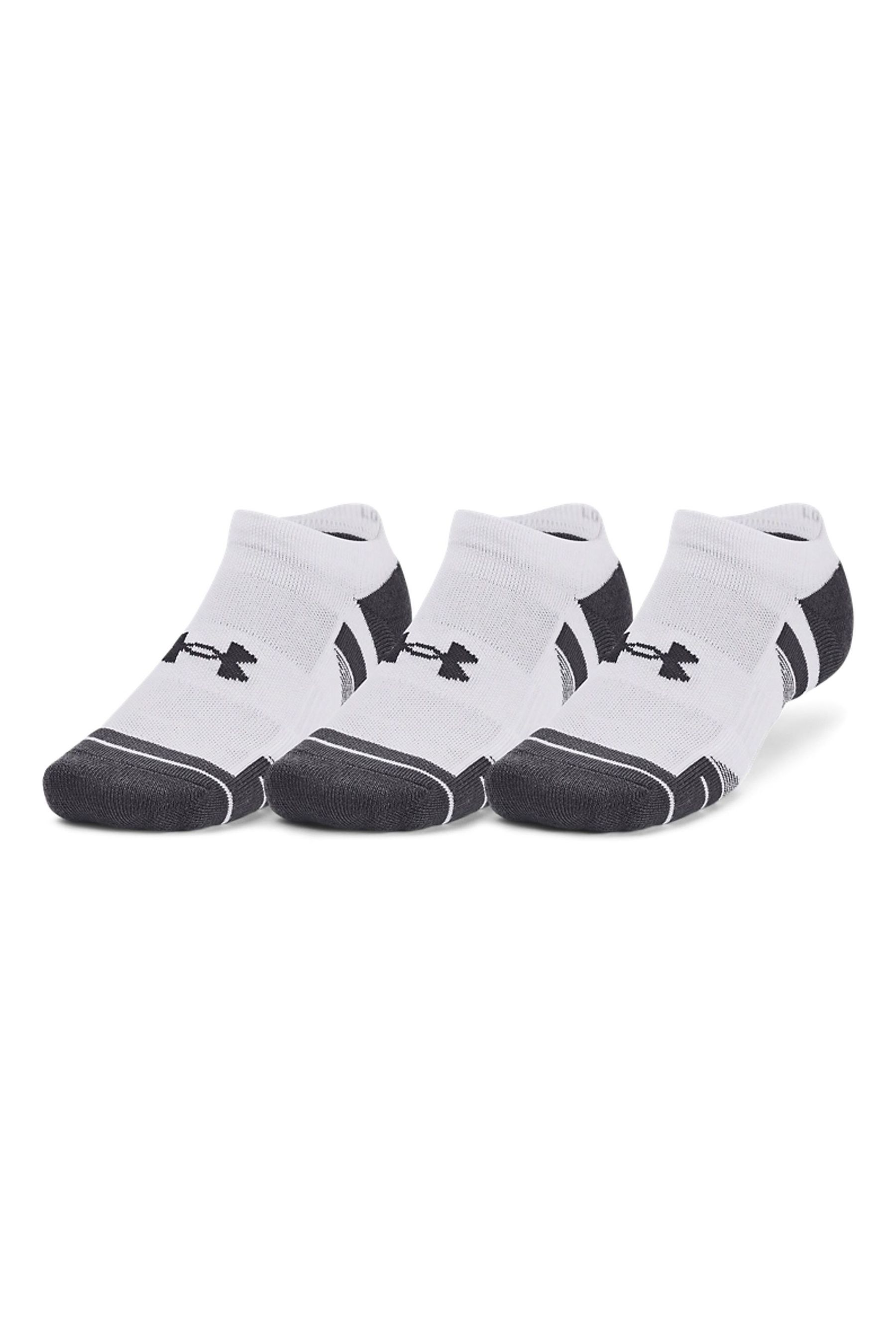 Buy Under Armour White Performance Tech Socks 3 Pack from the Next UK ...