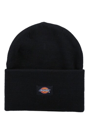 Buy Dickies Black Acrylic Cuffed Beanie Hat from the Next UK online shop