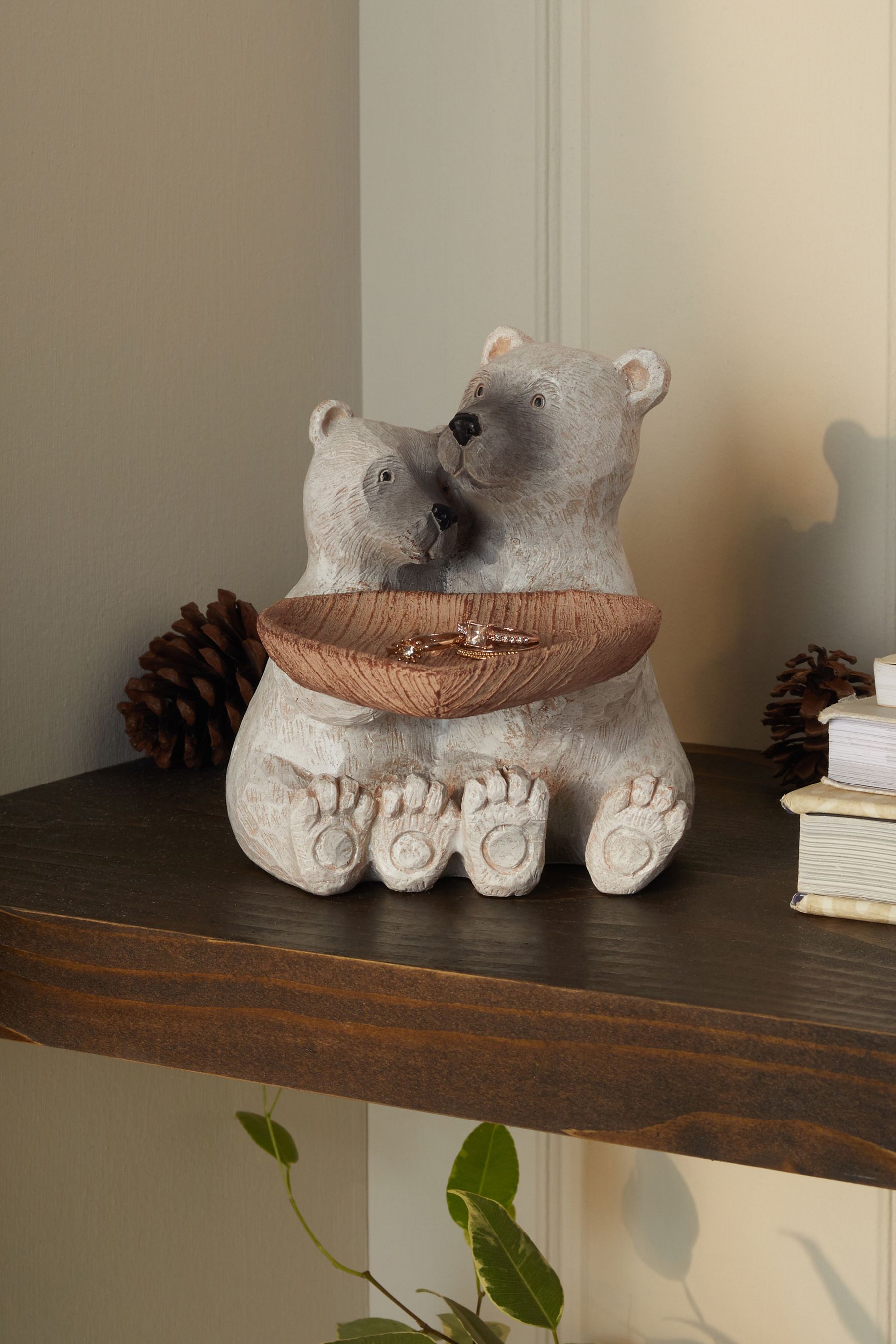 Buy White Bertie Bear Trinket Dish from the Next UK online shop