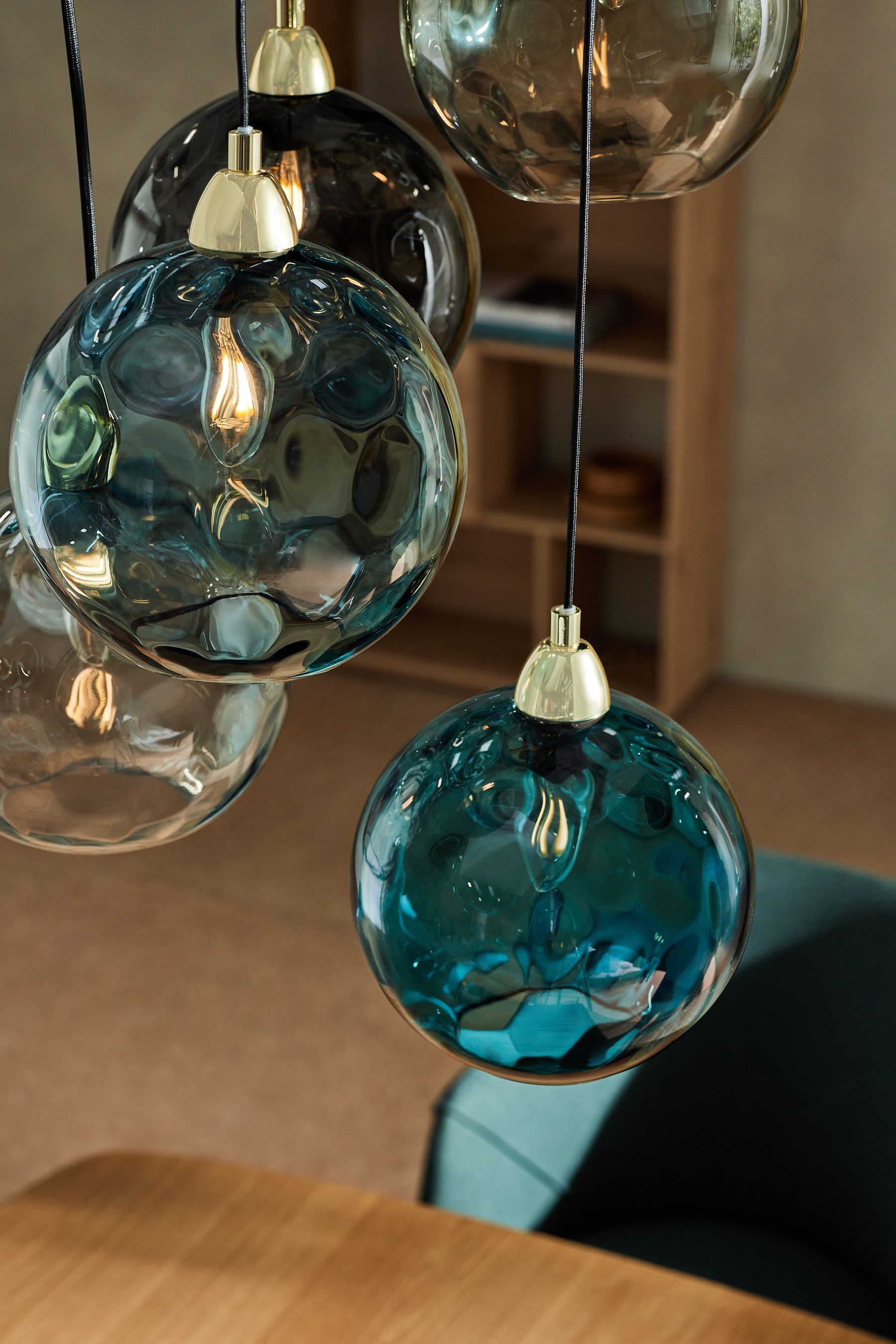 Buy MADE.COM Multi Ilaria Extra Large 5 Light Cluster Pendant Cluster ...