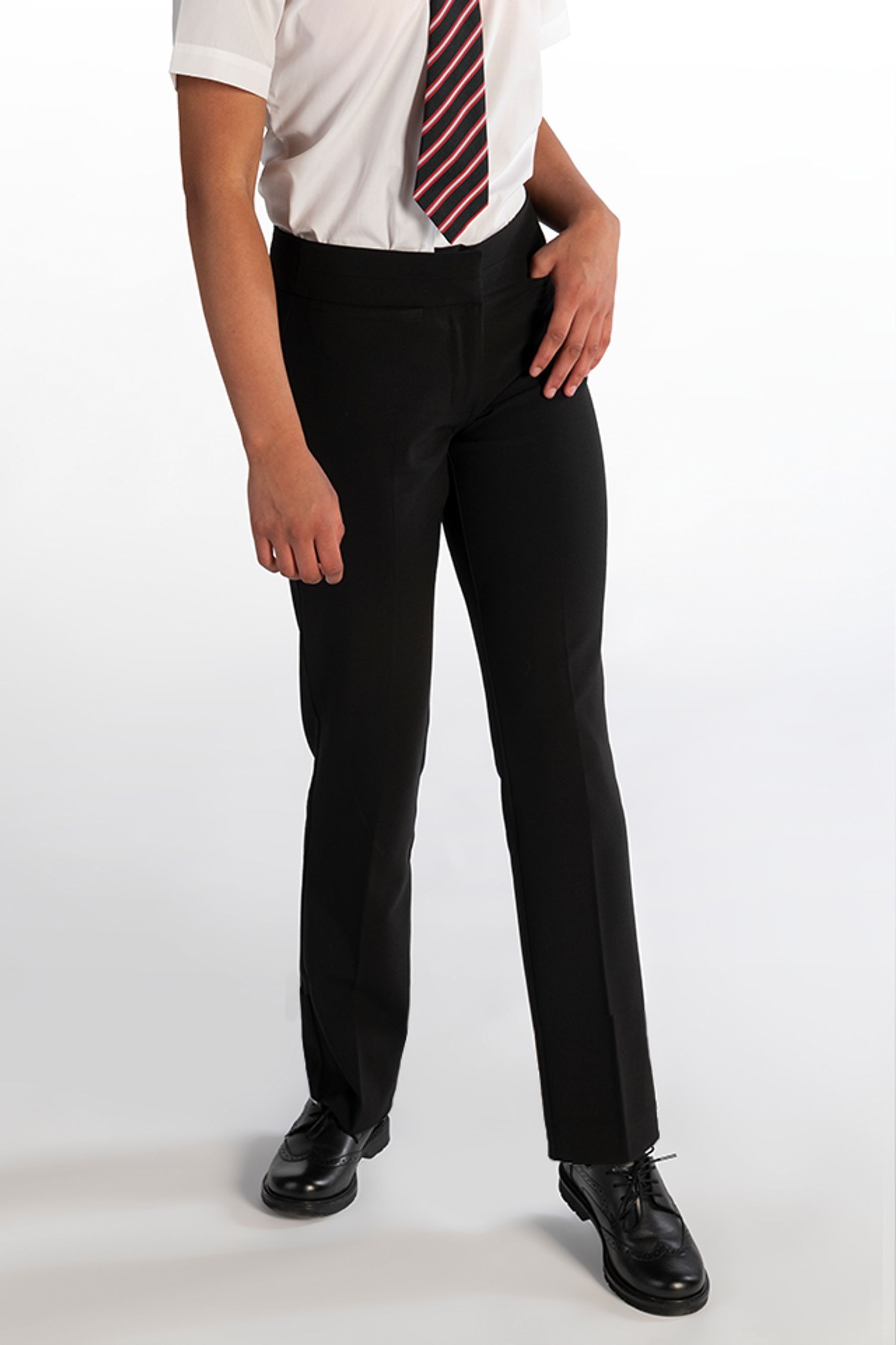 Buy Trutex Girls Black Twin Pocket School Trousers from the Next UK ...
