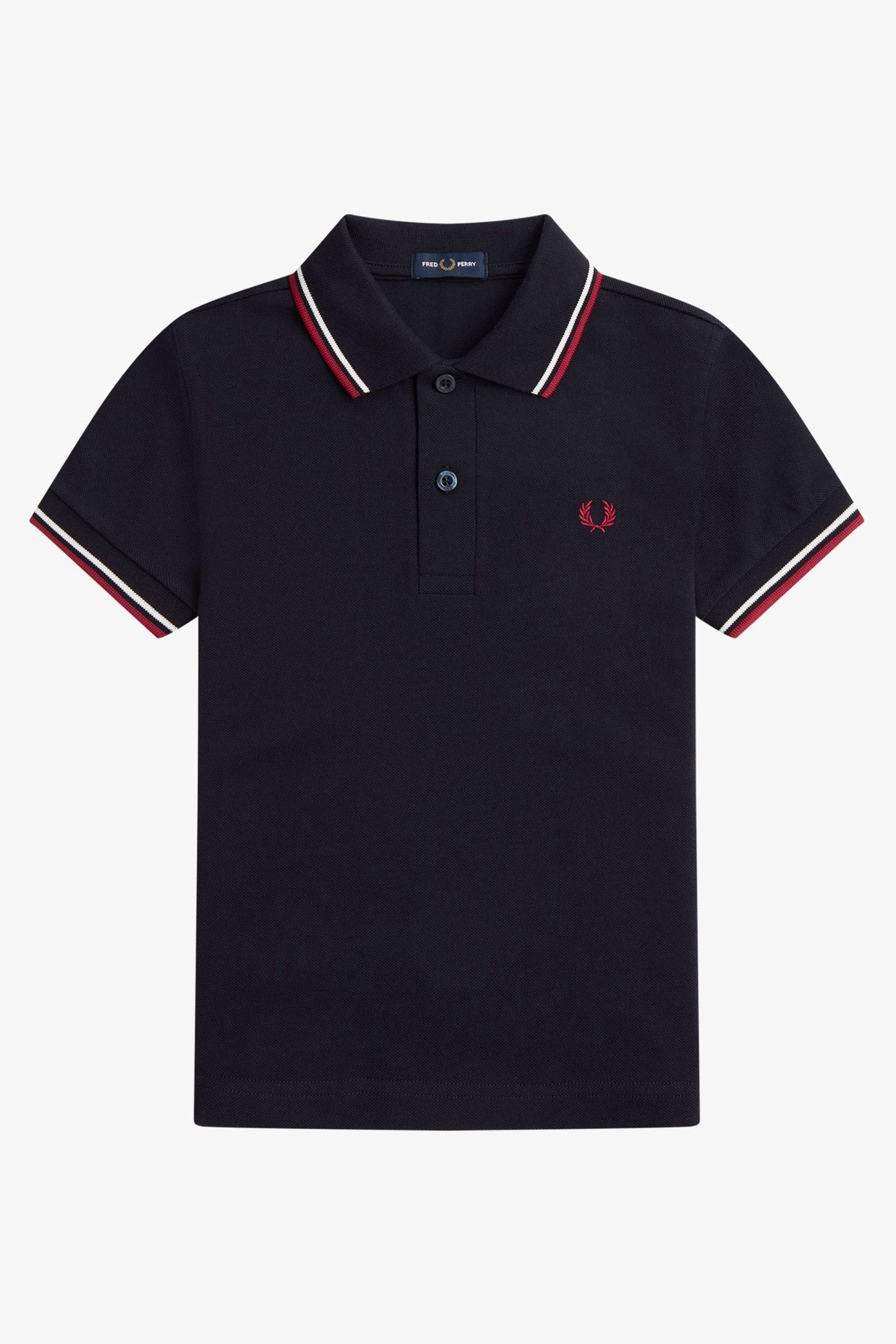 Buy Fred Perry Kids Twin Tipped 100% Cotton Polo Shirt from the Next UK ...