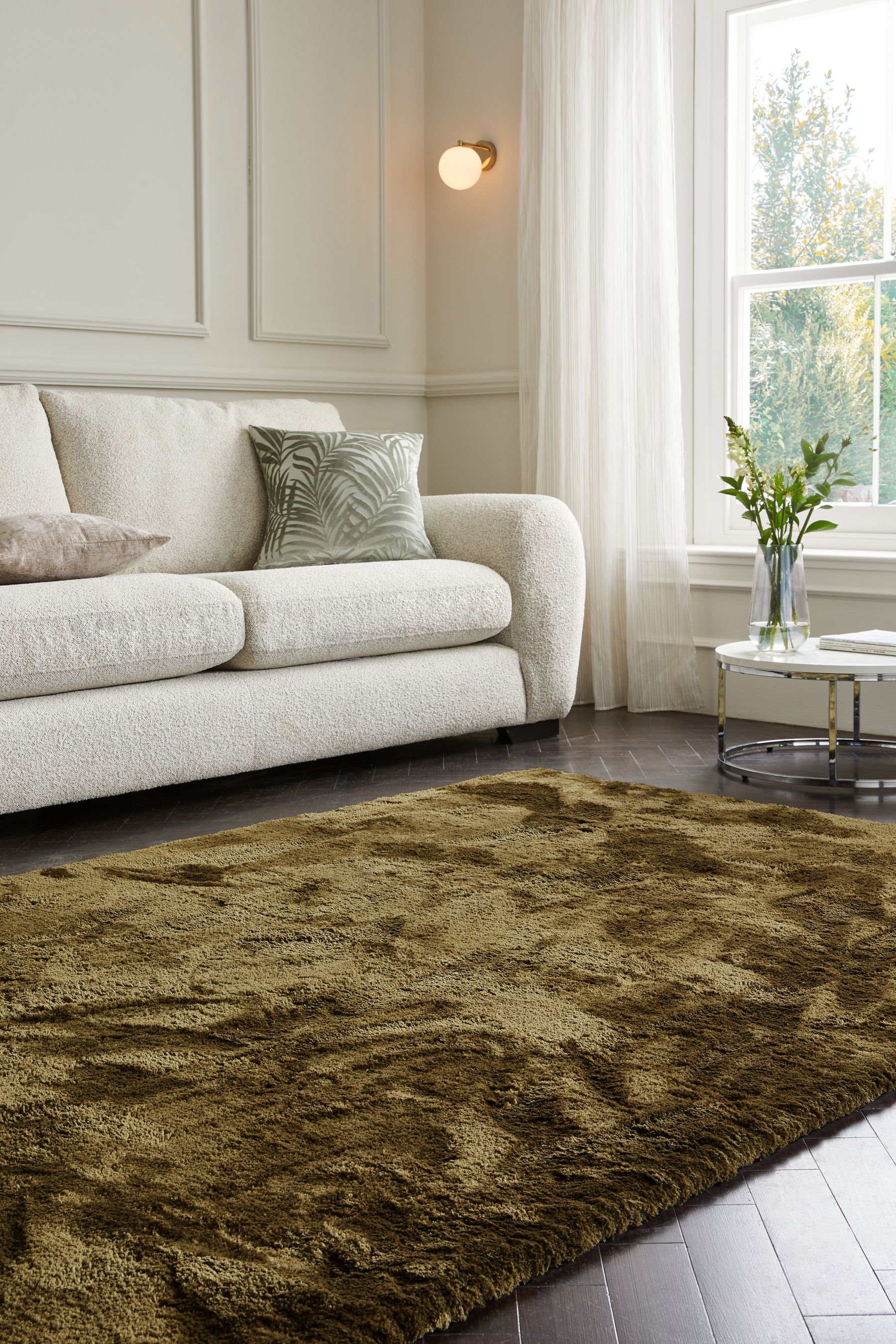 Buy Green Collection Luxe Plush Rug from the Next UK online shop