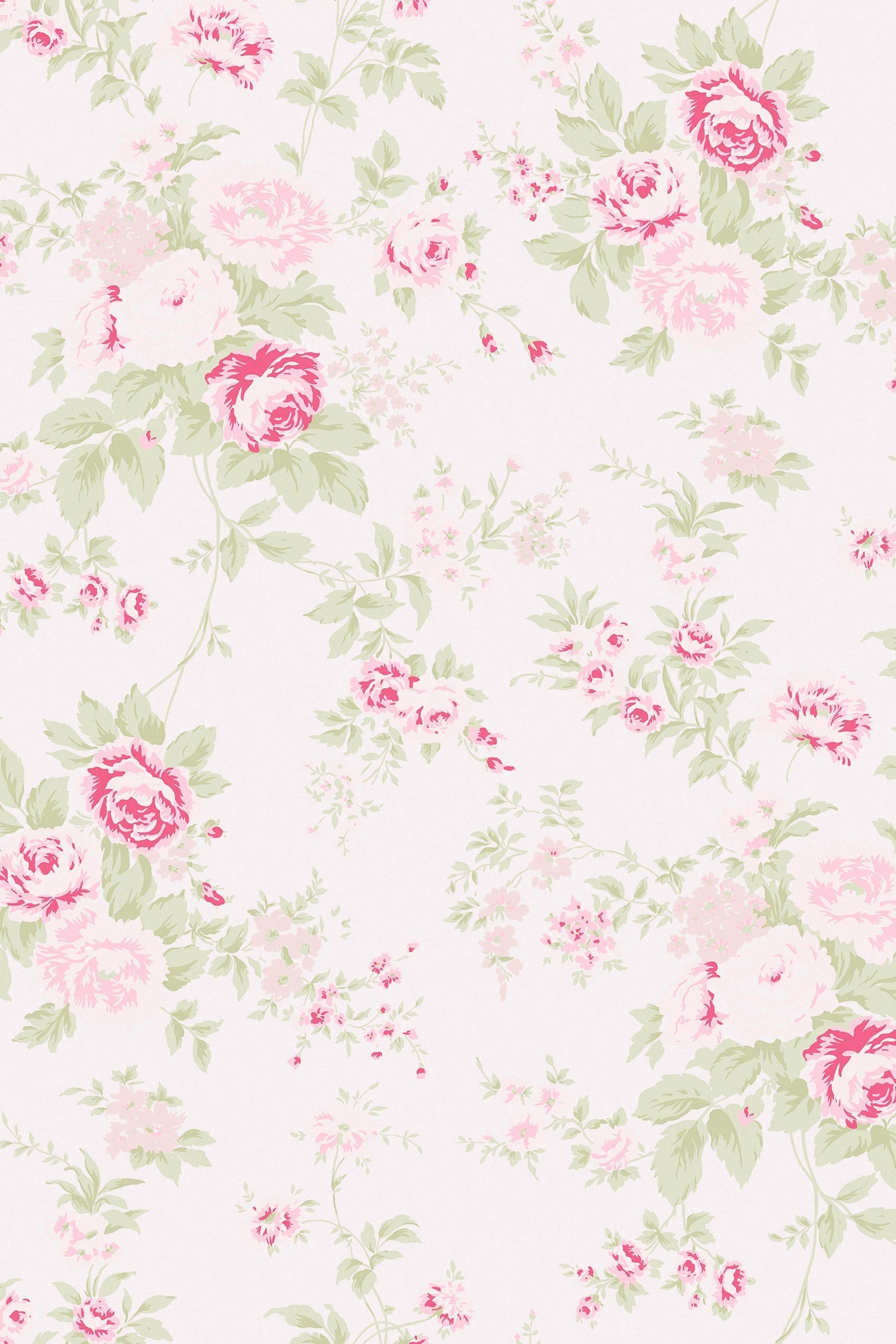 Buy Shabby Chic by Rachel Ashwell® Pink Wild Flower A4 Wallpaper Sample ...
