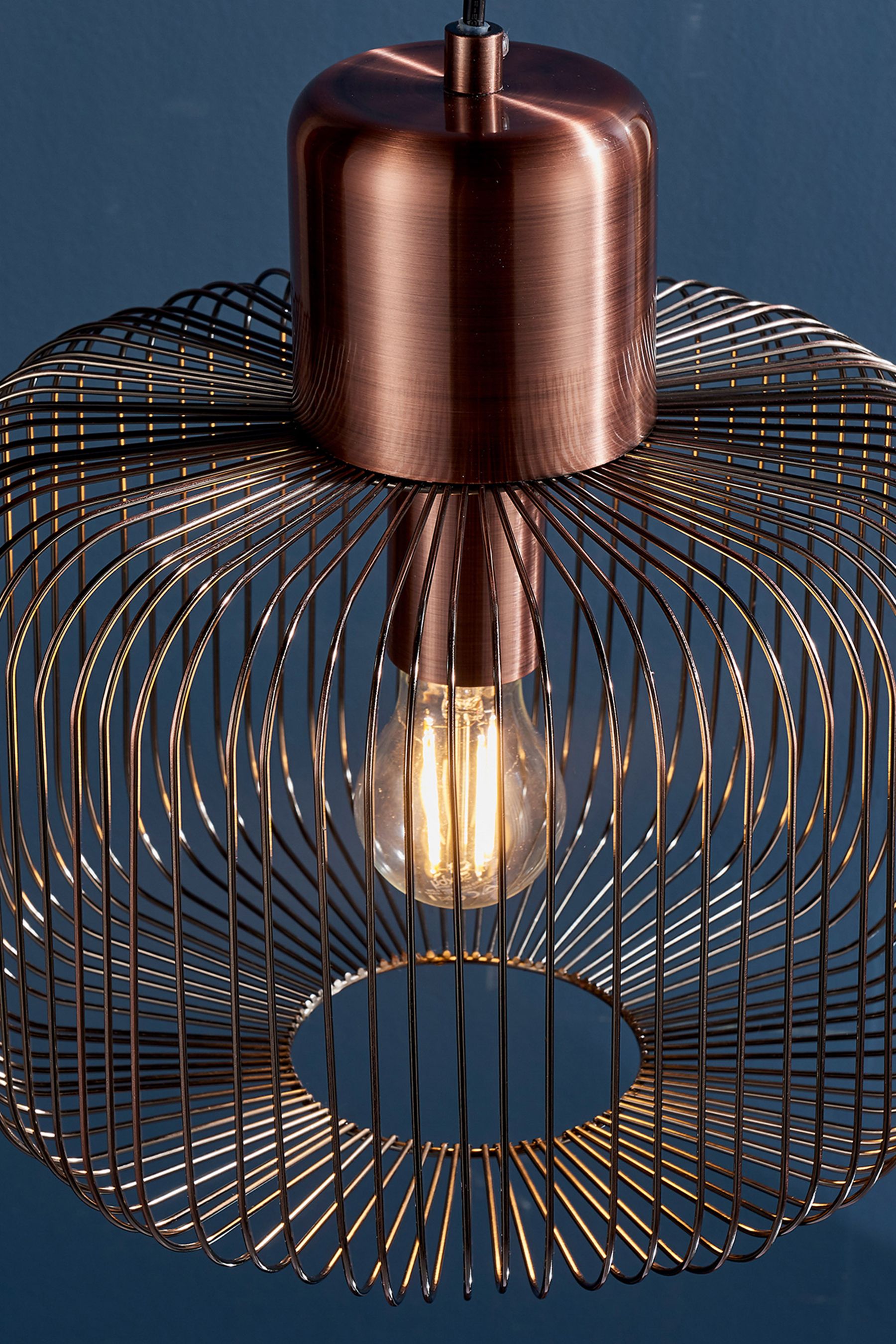 Buy Gallery Home Copper Nichol Ceiling Light Pendant from the Next UK ...