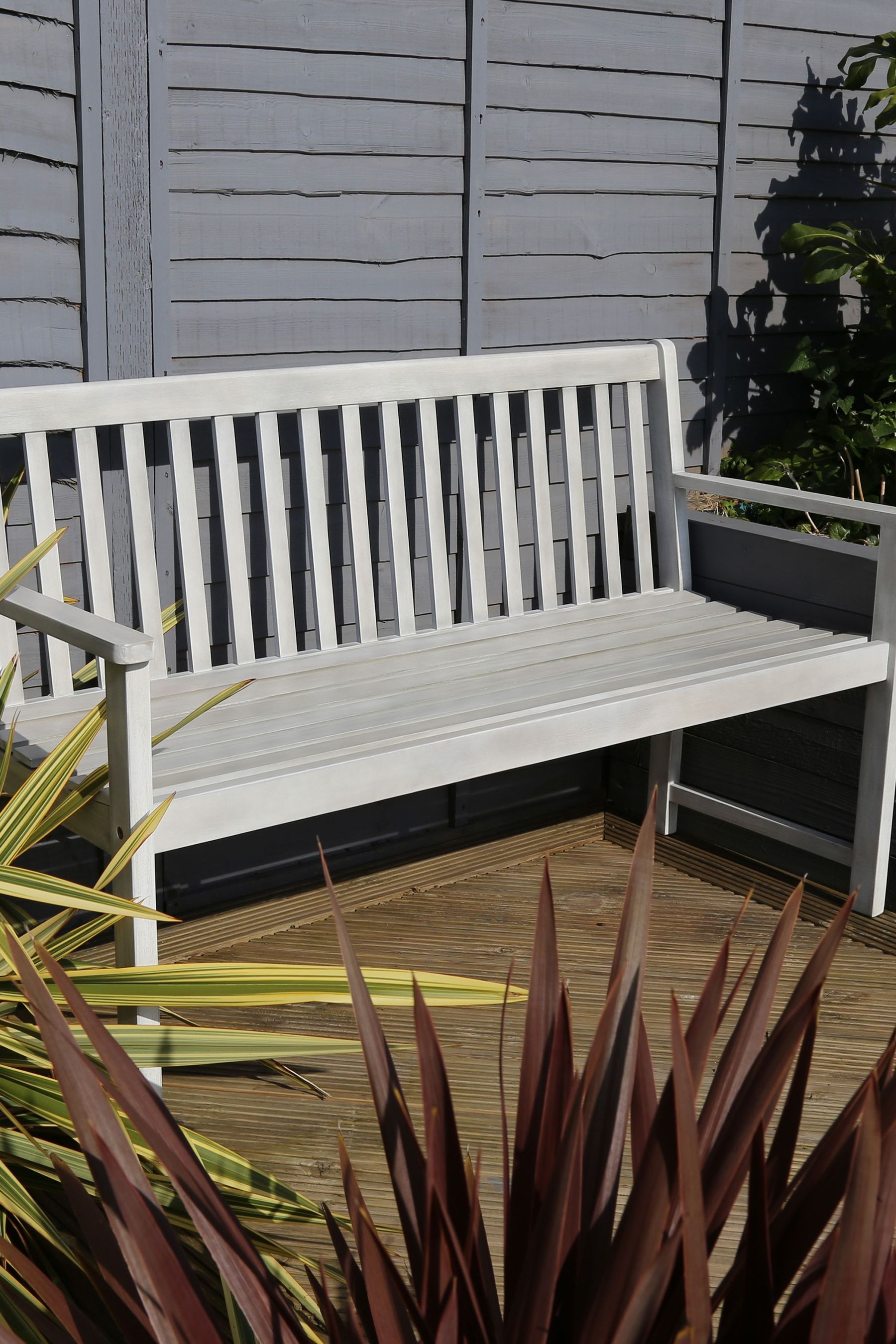 Buy Charles Bentley Wood Wooden Garden Bench from the Next UK online shop