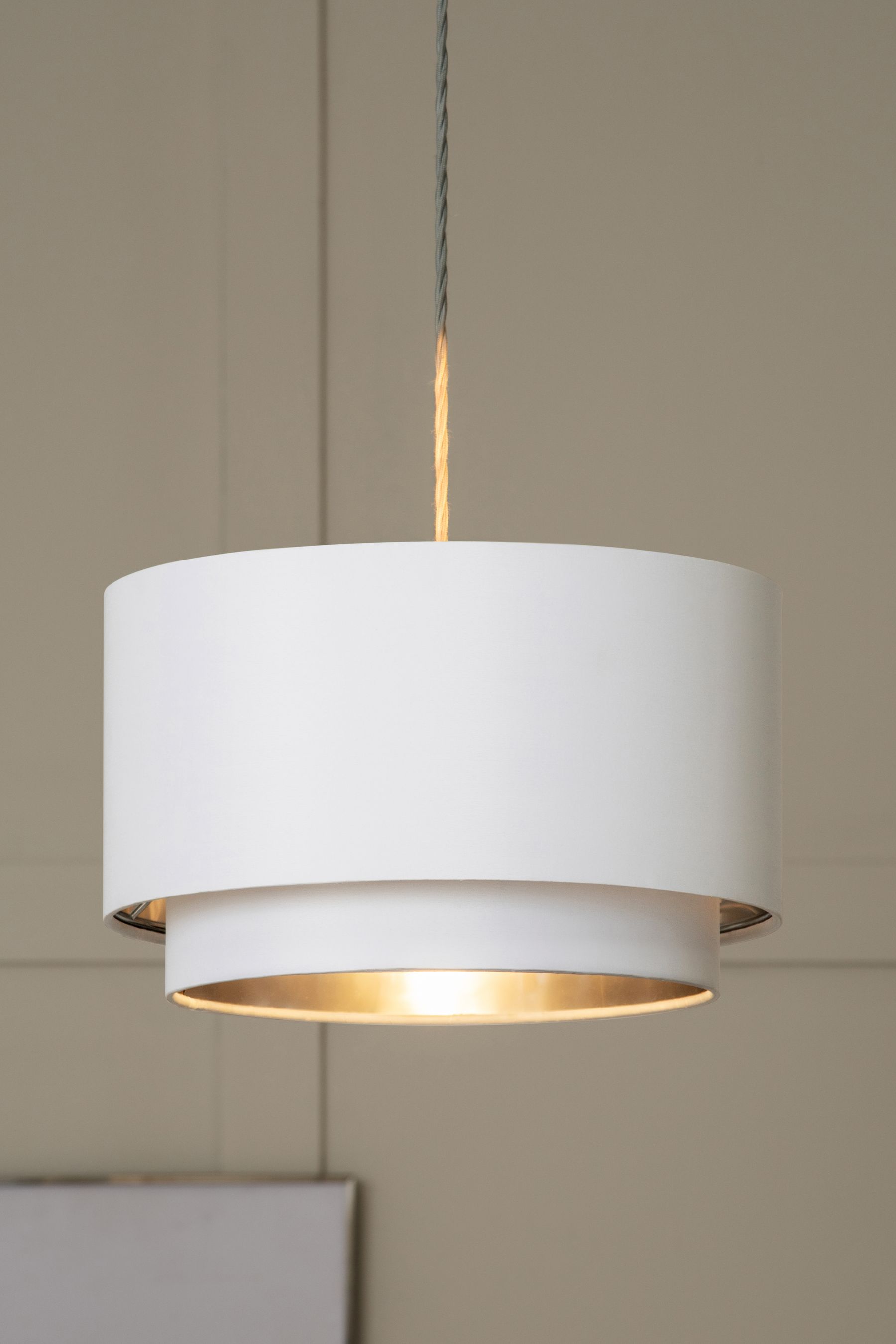 Buy White Rico 2 Tier Easy Fit Lamp Shade from the Next UK online shop