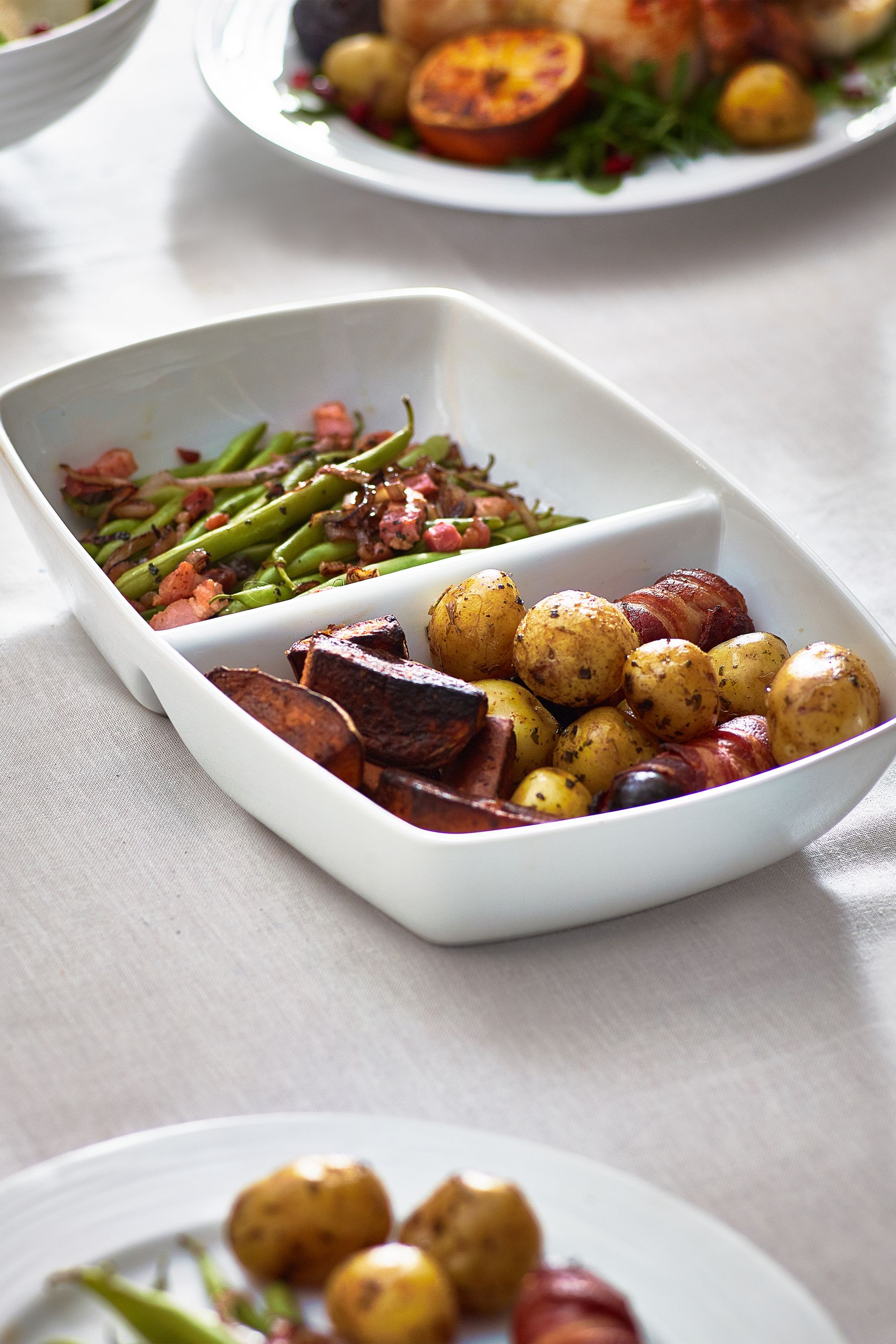 Buy White Nova Two Part Serve Dish from the Next UK online shop