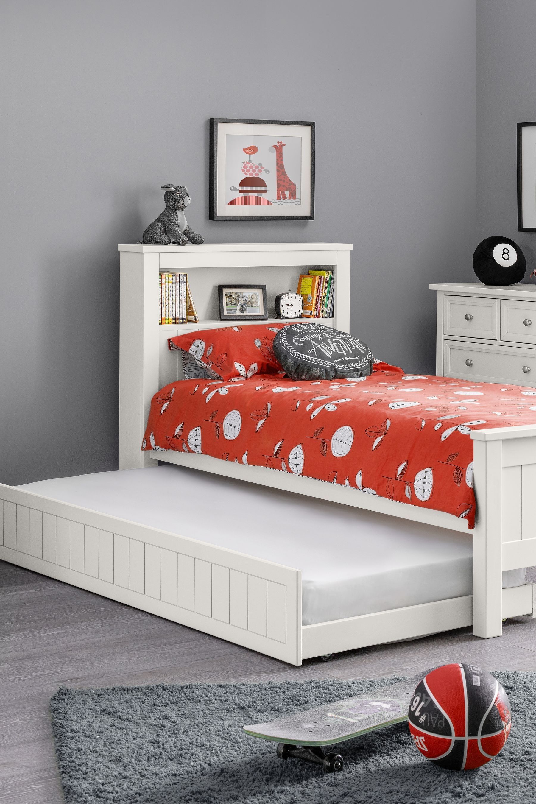 Buy Julian Bowen Surf White Maine Single Underbed Trundle from the Next ...
