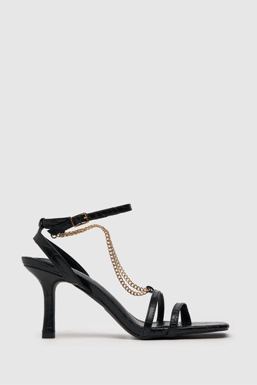 Buy Schuh Sana Black Chain Heel Sandals from the Next UK online shop