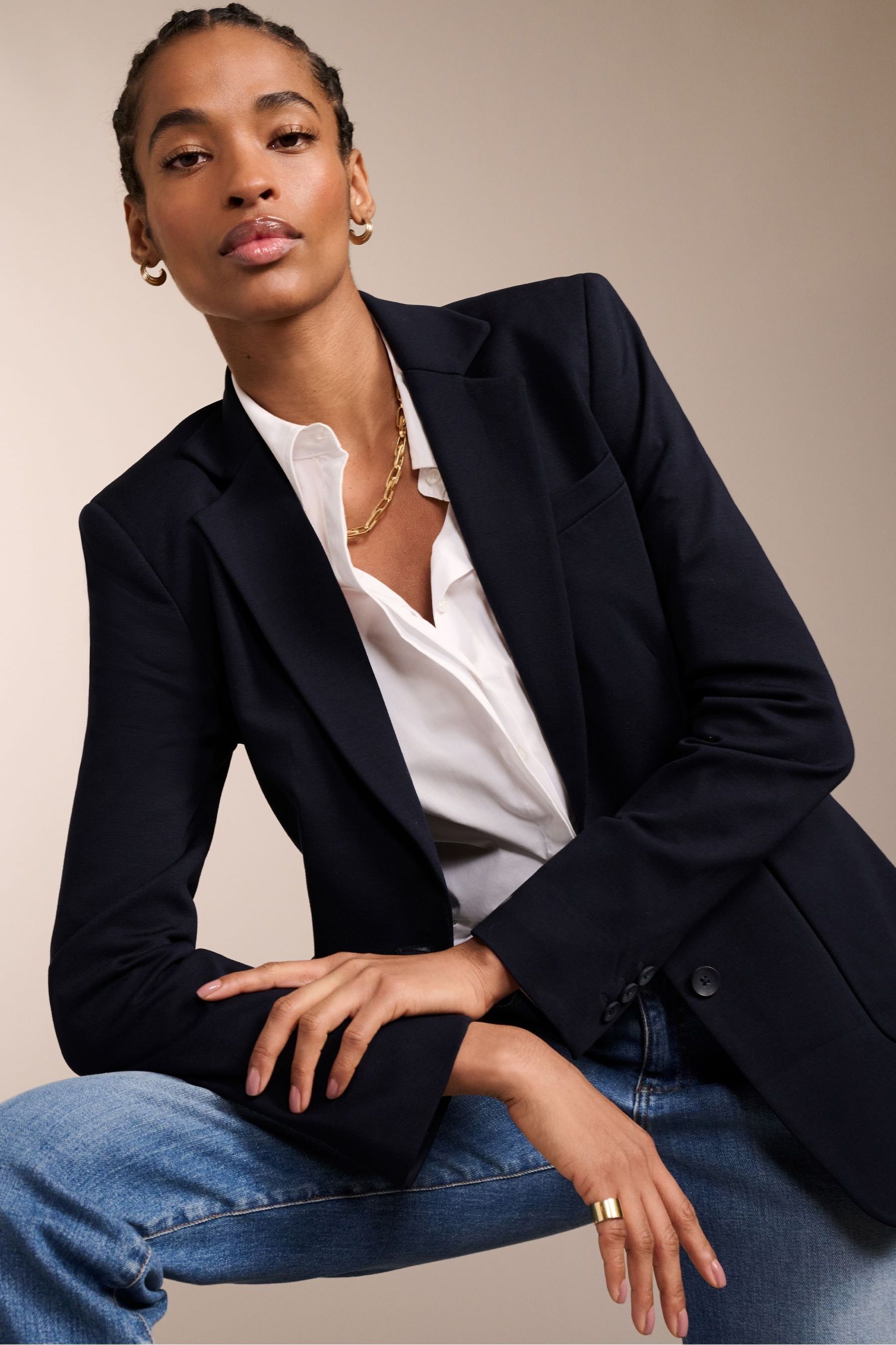 Buy Baukjen Alanis Black Jacket with Lenzing™ Ecovero™ from the Next UK ...