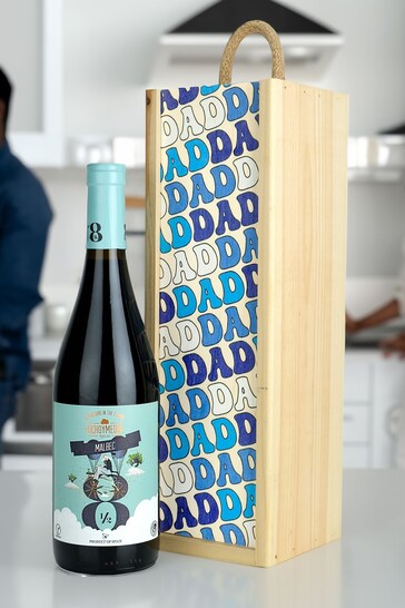 Buy Le Bon Vin Dad Malbec, Wooden Boxed Wine Gift from the Next UK ...