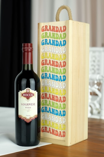 Buy Le Bon Vin Grandad Italian Sangiovese Wooden Boxed Wine Gift from ...