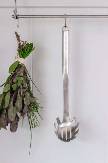 Buy Kitchen Aid Premium Stainless Steel Pasta Serving Spoon from the ...