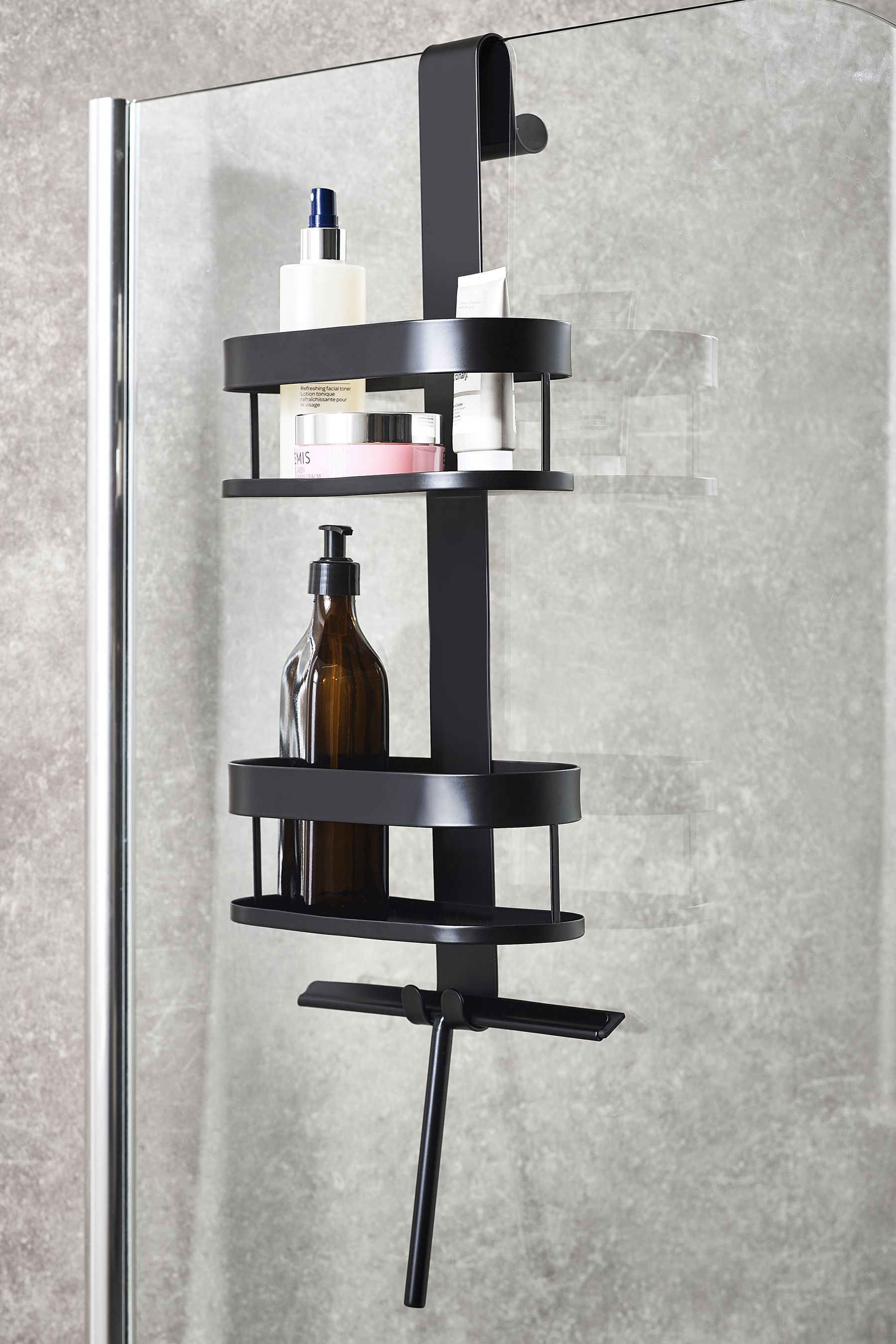 Buy Black Oslo Shower Caddy and Shower Wiper from the Next UK online shop