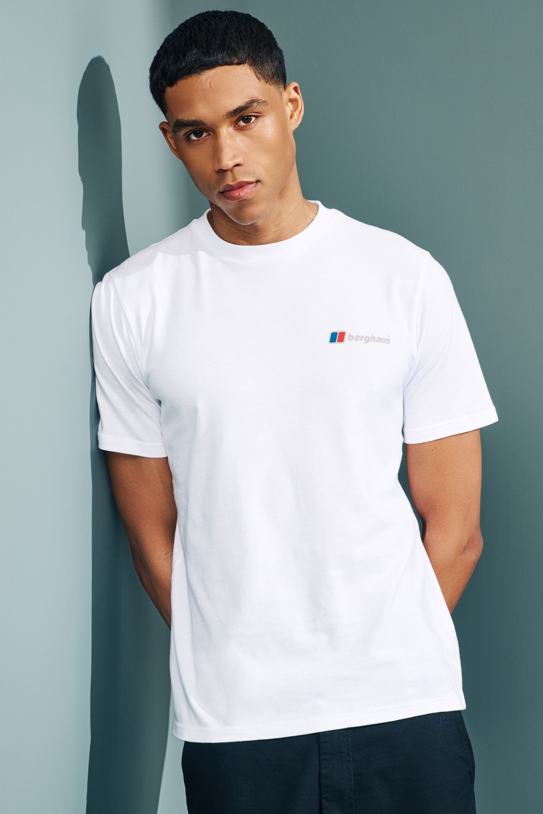 Buy Berghaus White 100% Cotton Classic Logo T-Shirt from the Next UK ...