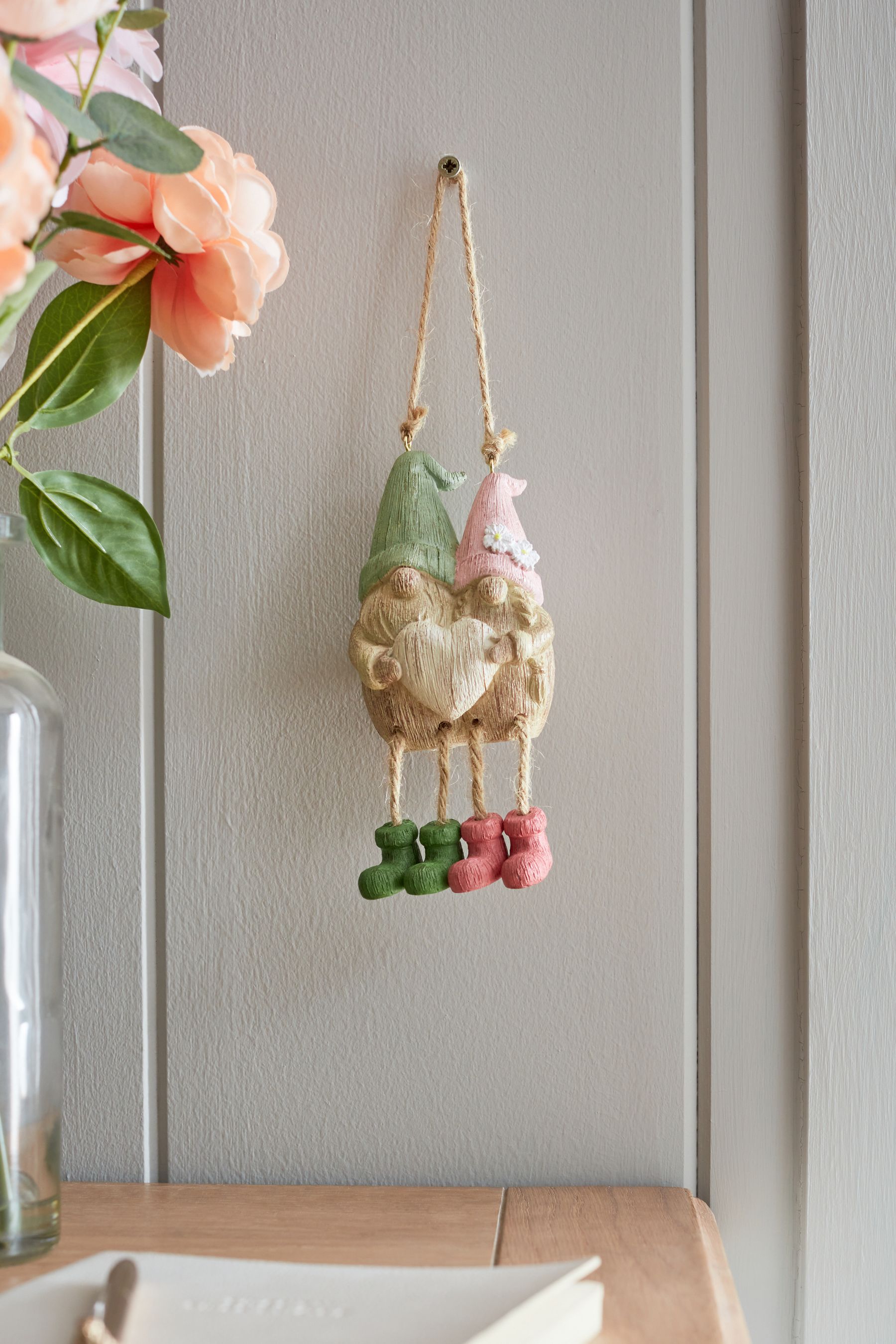 Buy Natural Gonk Heart Hanging Decoration from the Next UK online shop