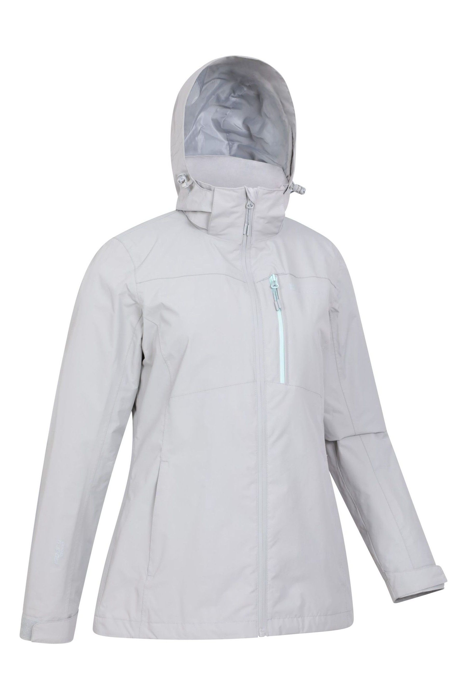 Buy Mountain Warehouse Grey Womens Rainforest II Extreme Waterproof ...