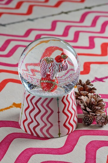 Buy Spode White Kit Kemp Rik Rak Elephant Snow Globe from the Next UK ...