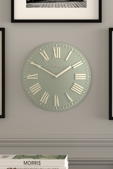 Buy Jones Clocks Sage Green Strand Wall Clock from the Next UK online shop