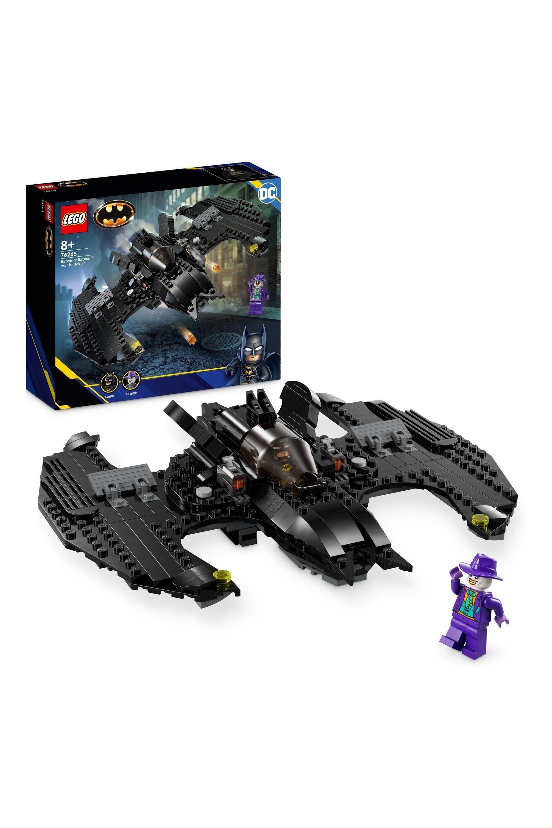 Buy LEGO DC Batwing Batman vs The Joker Plane Toy Set 76265 from the ...