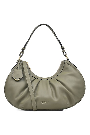 Buy Radley London Winter Moss Green Forest Way Whipstitch Shoulder Bag ...