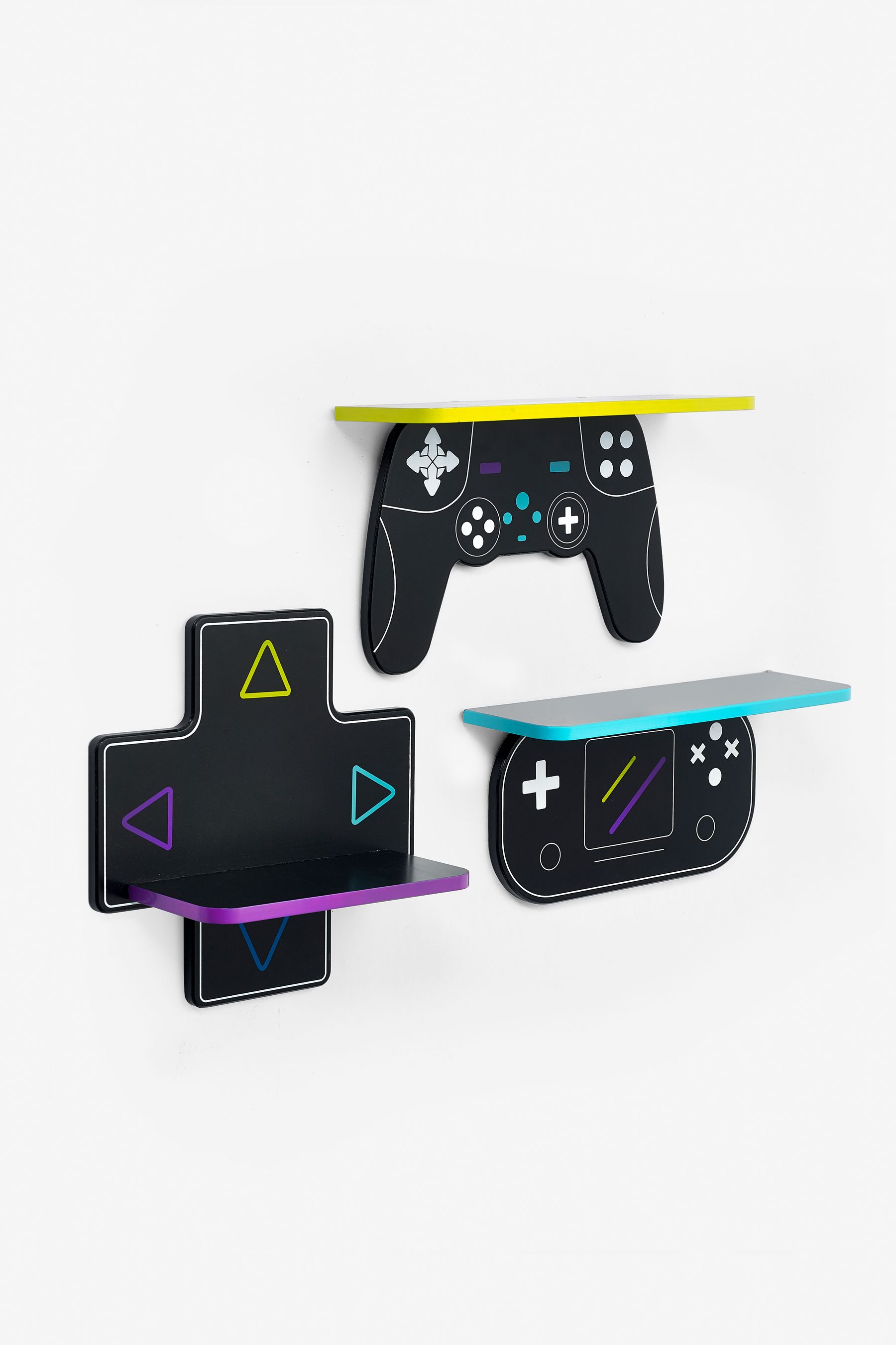 Buy 3 Pack Black Gamer Kids Shelves from Next Ireland