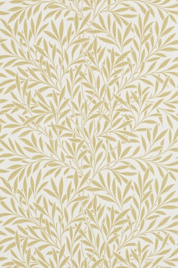 Buy Morris & Co. Natural Willow Wallpaper Sample Wallpaper from the ...