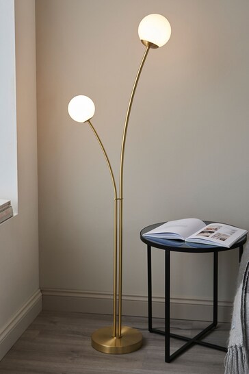 Buy Gallery Home Gold Orlando Floor Lamp from the Next UK online shop