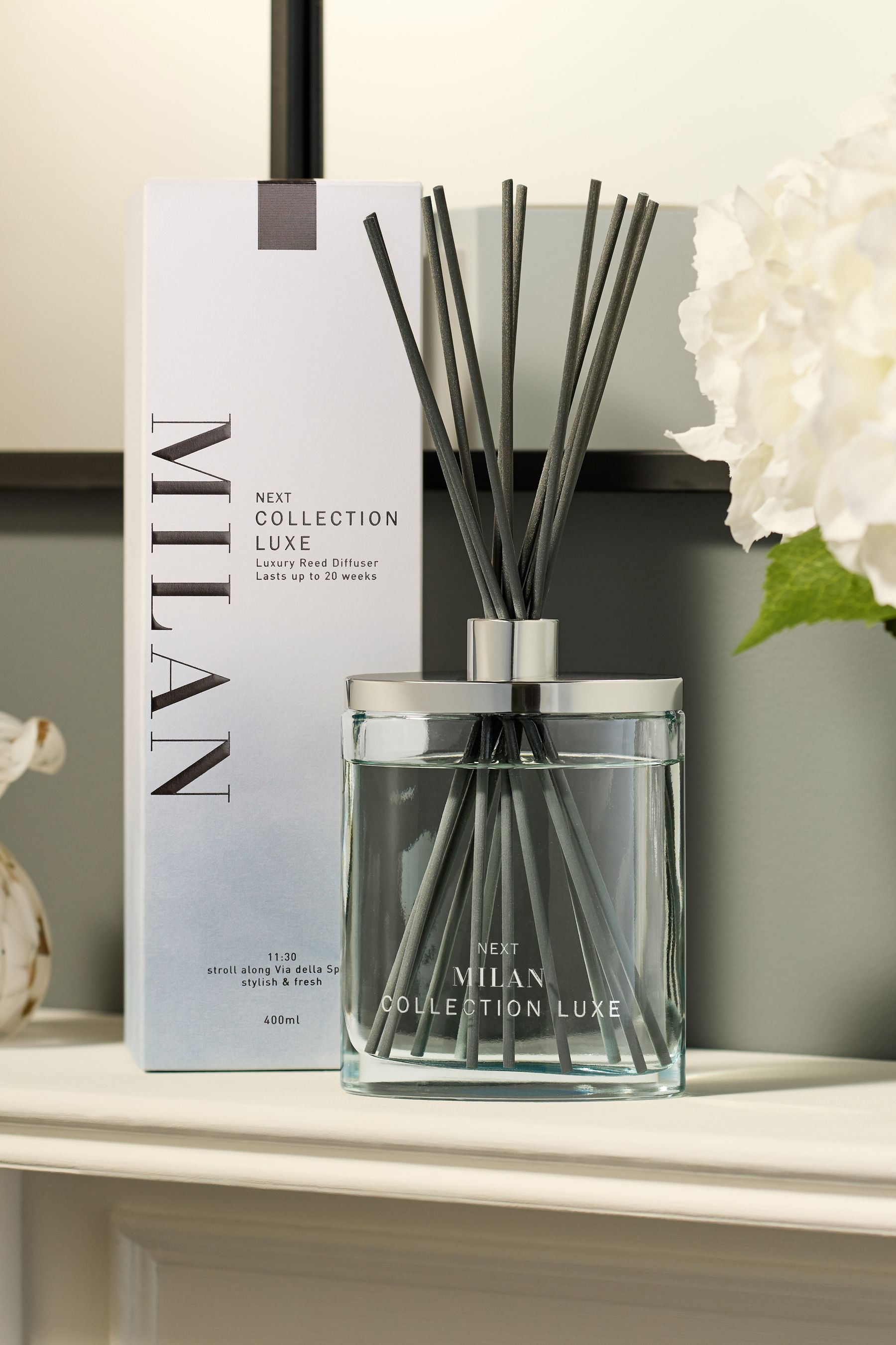 Buy Collection Luxe Milan Green Apple & Magnolia 400ml Fragranced Reed ...