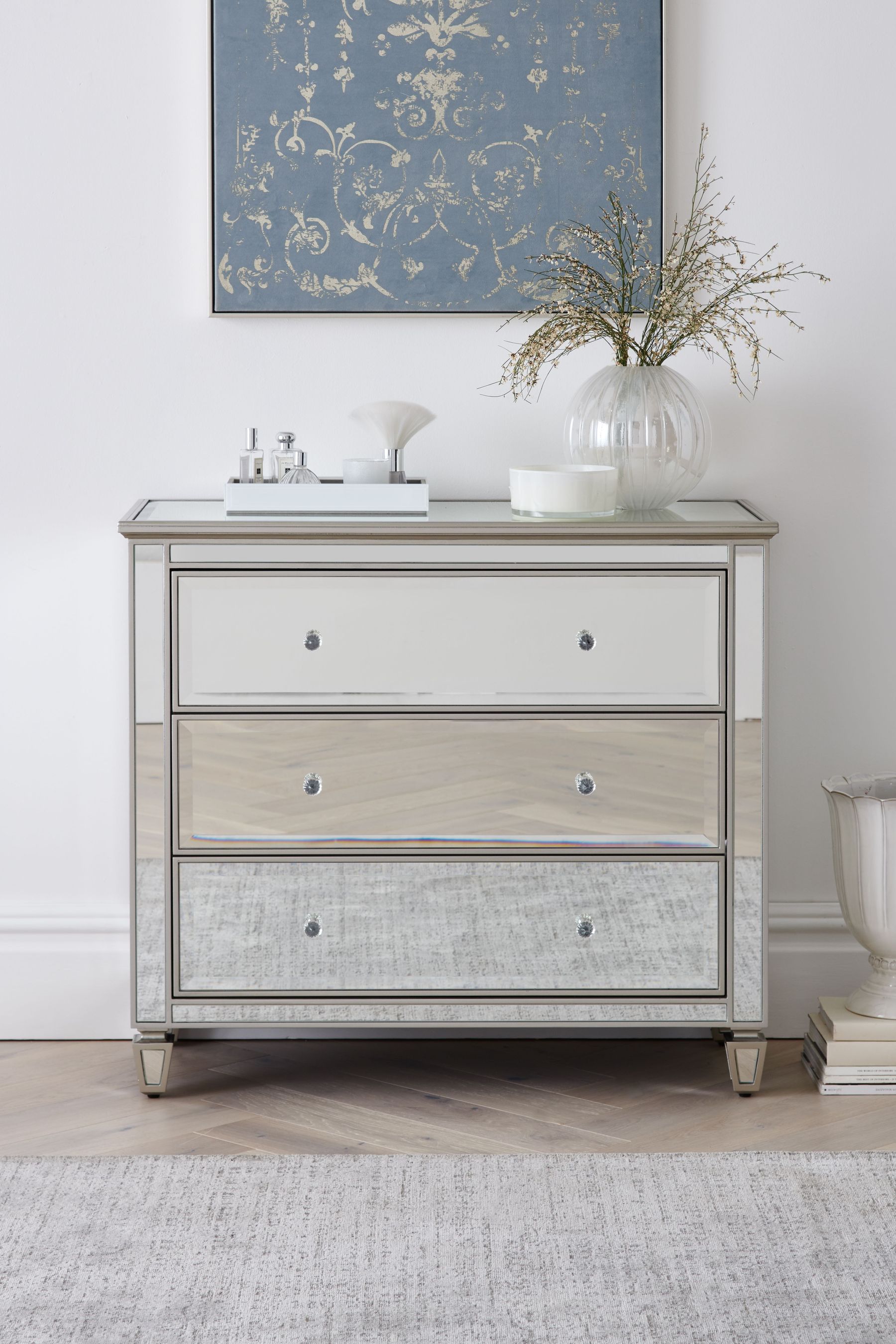Buy Fleur Mirrored 3 Drawer Chest from the Next UK online shop