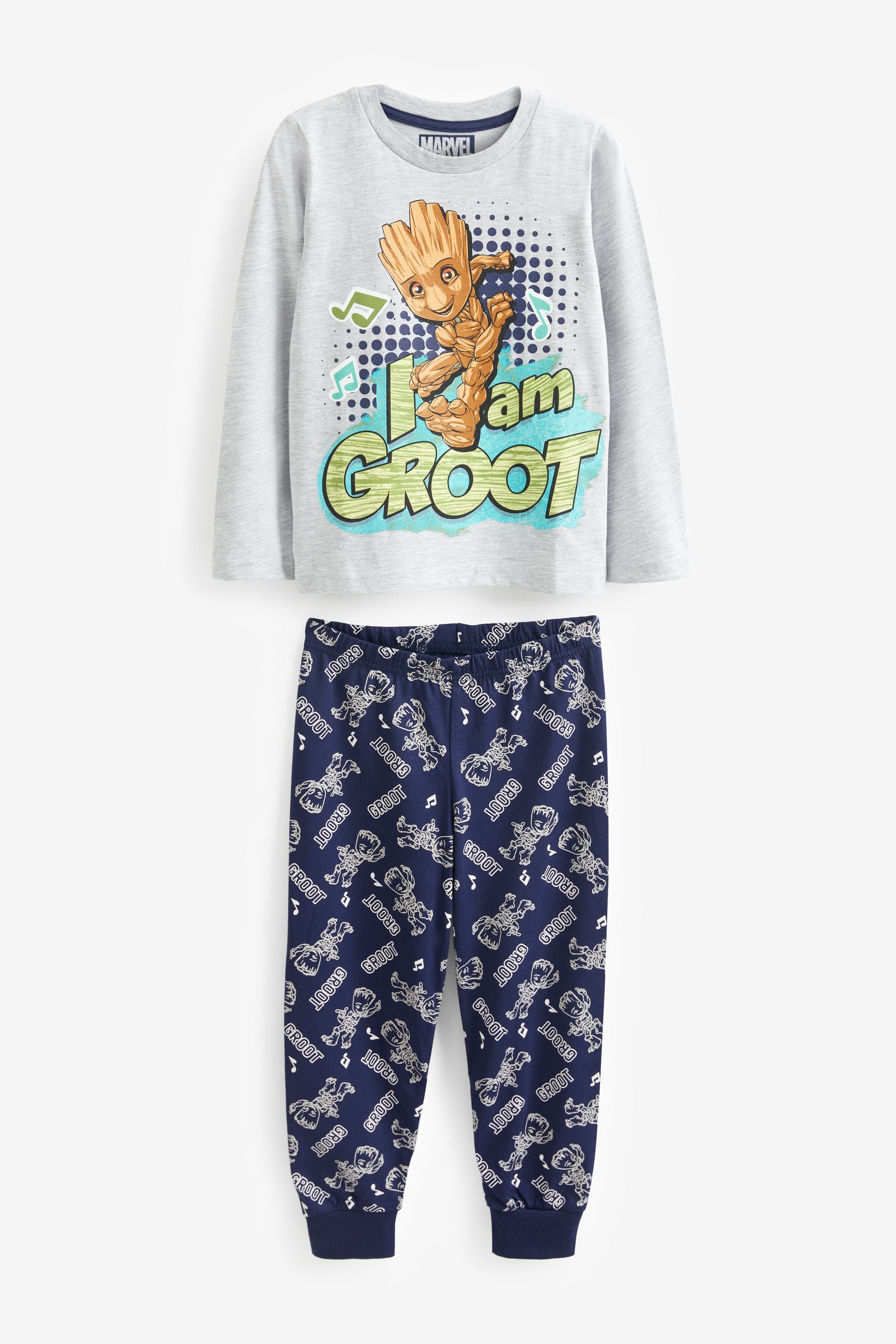 Buy Character Grey I Am Groot Pyjamas from the Next UK online shop