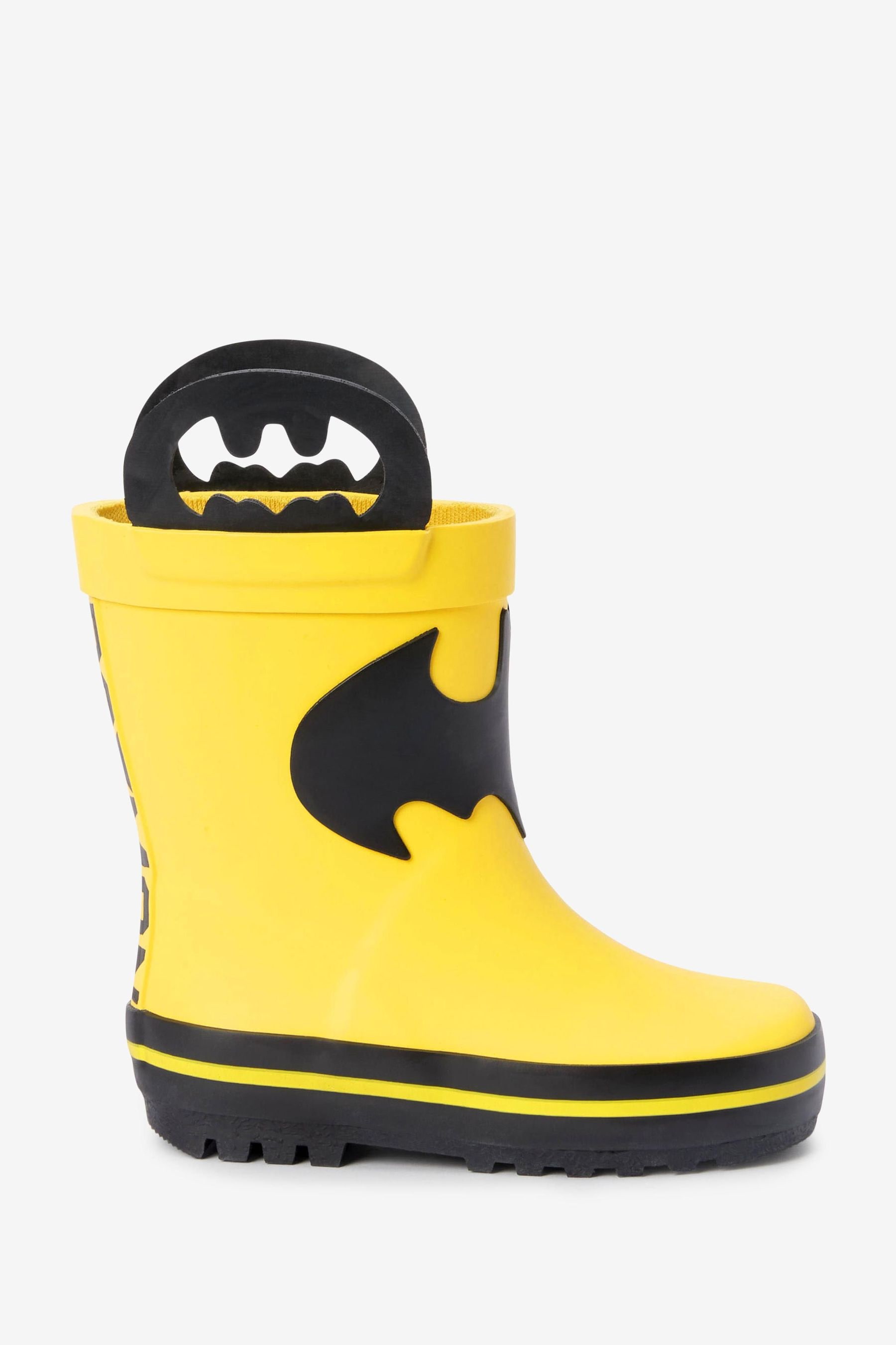 Buy Yellow Batman® Handle Wellies from Next Ireland