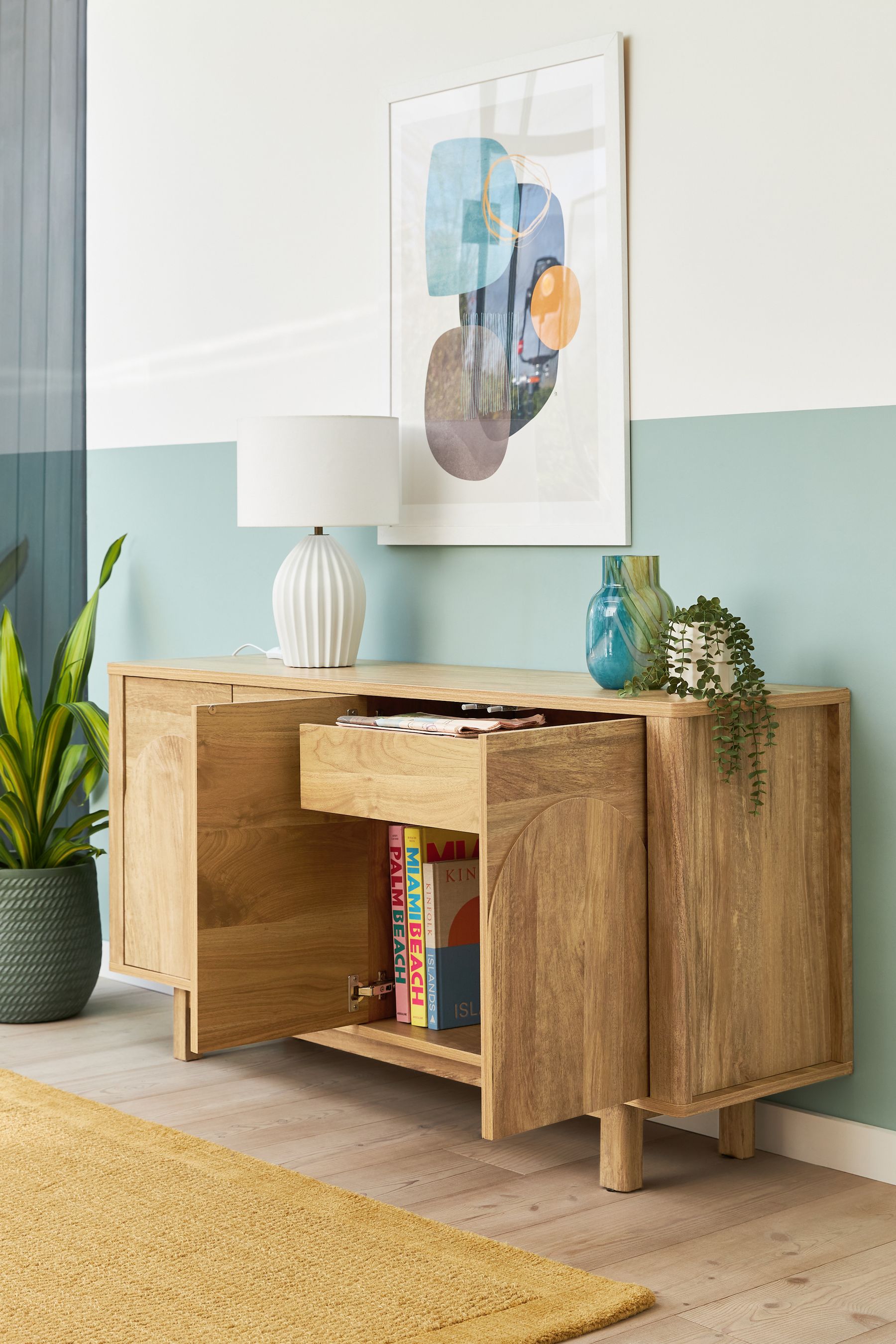 Buy Natural Arches Mango Effect Large Sideboard from the Next UK online ...