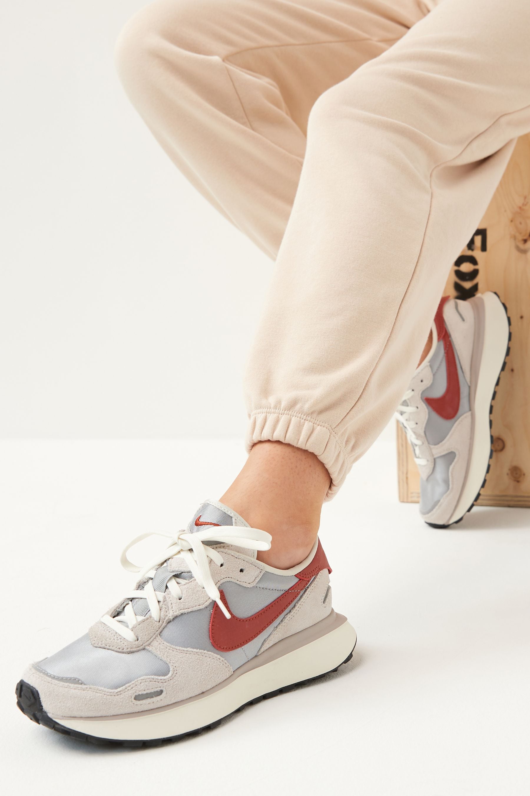 Buy Nike Grey Phoenix Waffle Trainers from the Next UK online shop