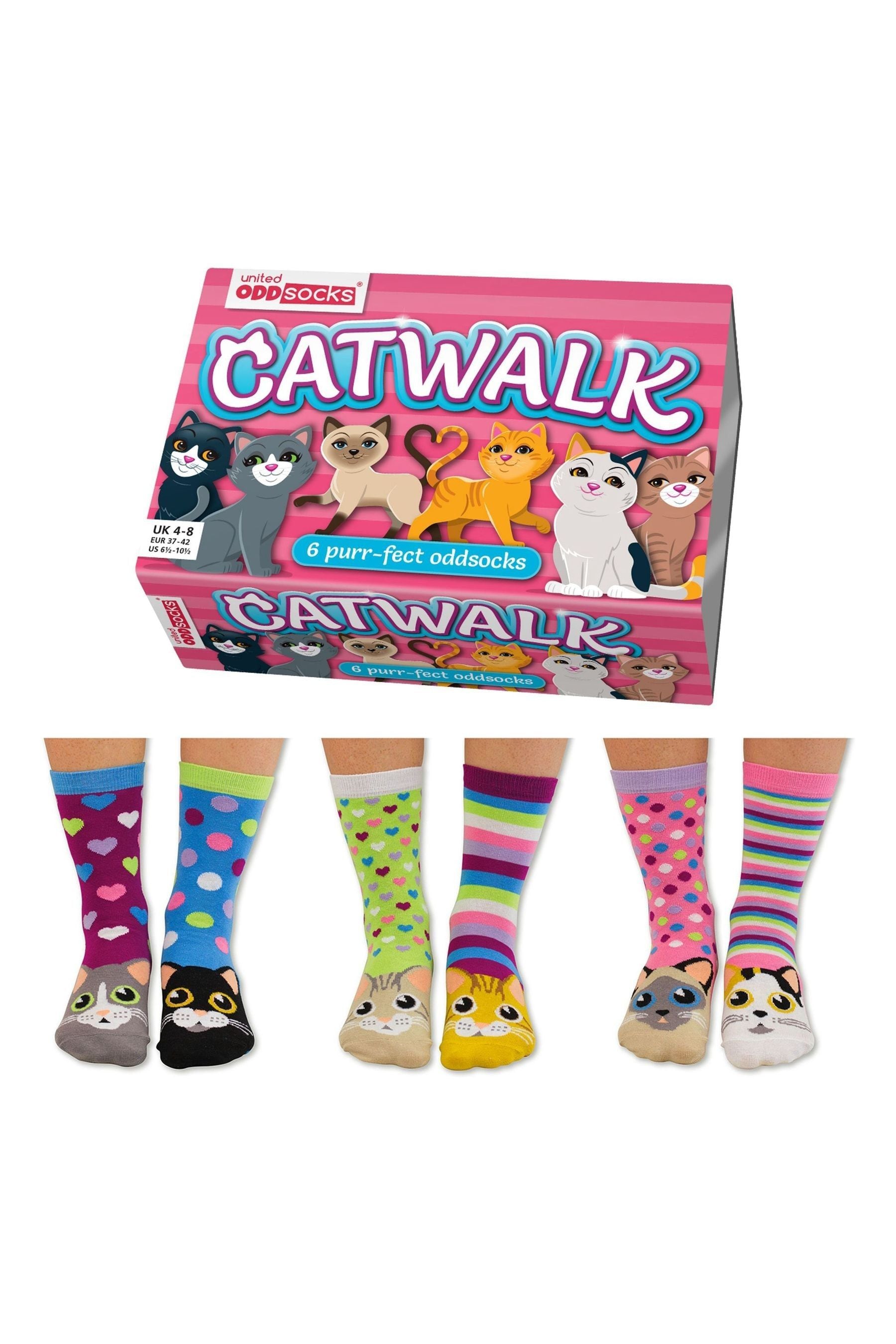 Buy United Odd Socks Multi Cat Catwalk Socks from the Next UK online shop