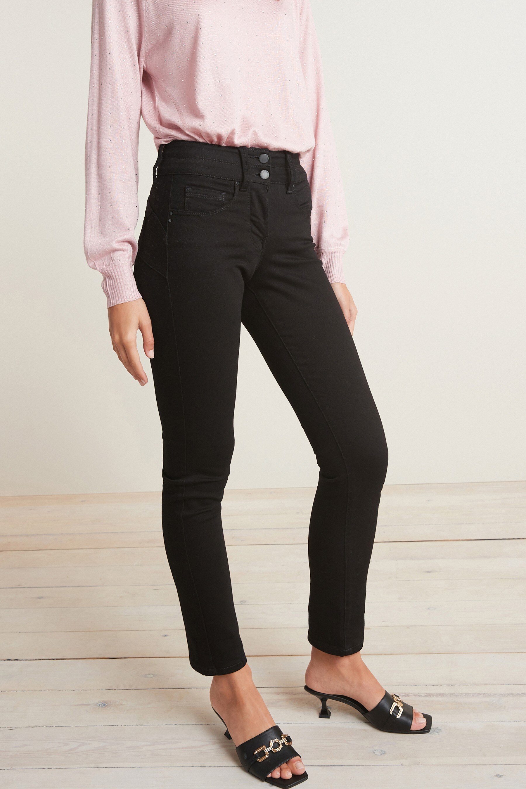 Buy Denim Next Lift, Slim & Shape Slim Jeans from Next Ireland
