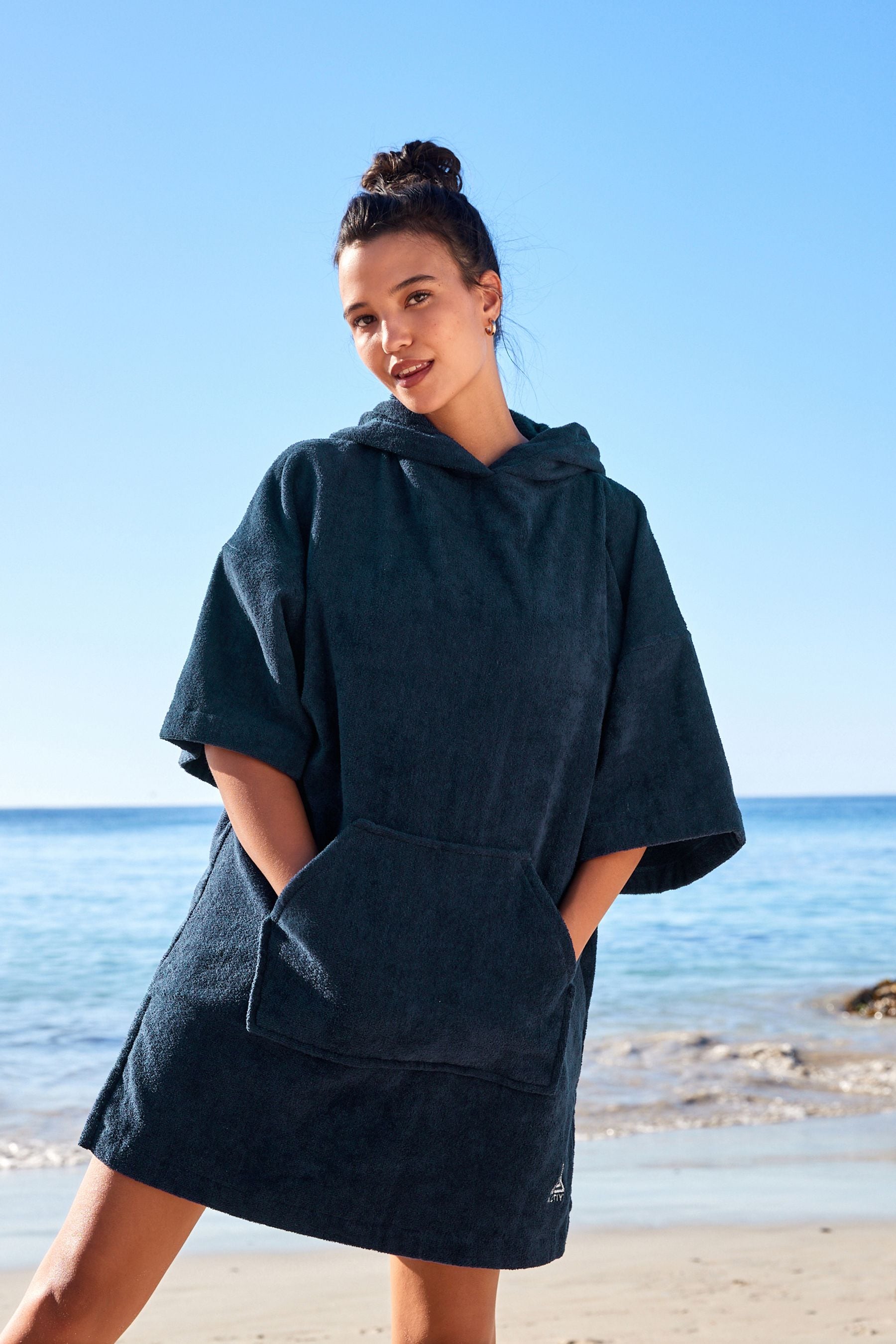 Buy Towelling Changing Poncho from Next Ireland